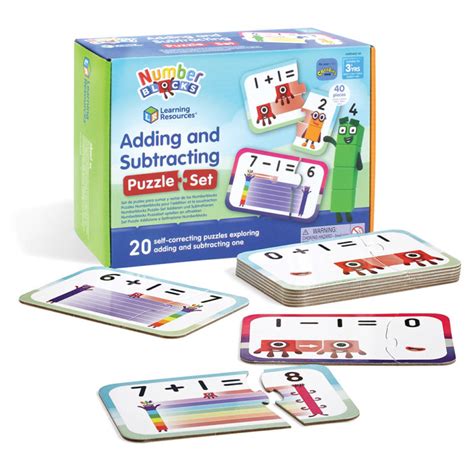 Numberblocks Adding And Subtracting Puzzle Set Fun Learning
