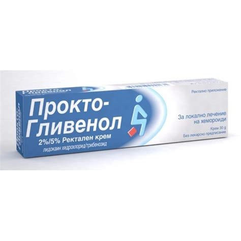 Procto Glyvenol Cream Прокто Гливенол крем цена дозировка симптоми Apteka24 Bg