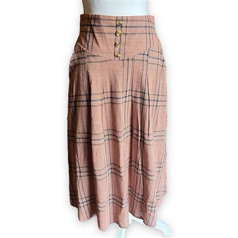 Super Cute Inherit Clothing Company The Plaid Orange Depop