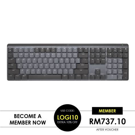Logitech MX Mechanical Wireless Illuminated Performance Keyboard