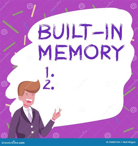 Sign Displaying Built In Memory Internet Concept Device Or Feature Are