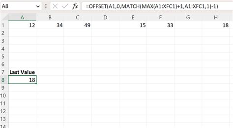 Excel Find Last Cell With Value In A Row Psychological Statistics