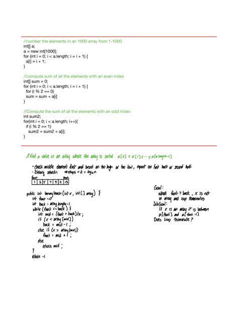 Eecs 132 Lecture Notes Unit 13 Number The Elements In An 1000 Array From 1 Int A A New