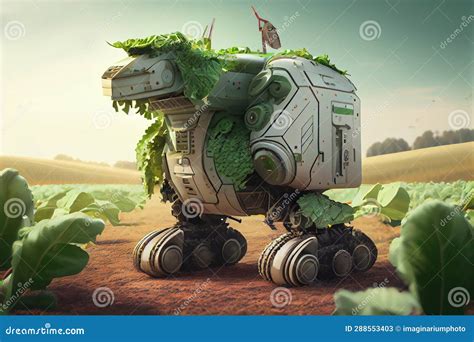 Agriculture Robotic And Autonomous Car Working In Smart Farm Future 5g
