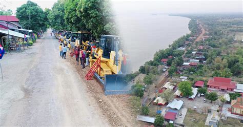 ផ្លូវ ៣ខ្សែ នៅត្បូងឃ្មុំ និងក្រចេះ ប្រវែងជិត ១០០គីឡូម៉ែត្រ បើកការដ្ឋានហើយ ដែល