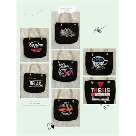 Jual Tas Tote Tas Tenteng Tas Cewe Terbaru Tas Kekinian Shopee Indonesia