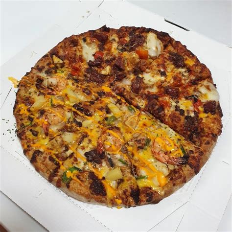 도미노피자 와일드 웨스트 스테이크블랙타이거 슈림프 네이버 블로그