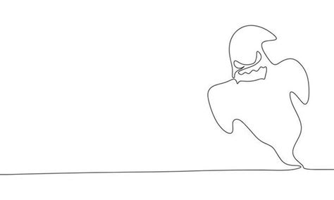 Ghost Line Art Vector Art Icons And Graphics For Free Download