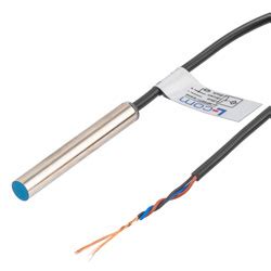 Inductive Proximity Sensor Cylindrical M6 Shielded Ni Plated Brass PNP NO Sensing Distance