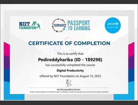 Pedireddy Harika On Linkedin Unisef