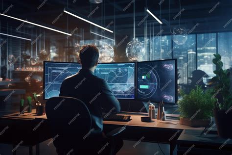 Premium Photo It Specialist Resolving Technical Issues And Generative Ai