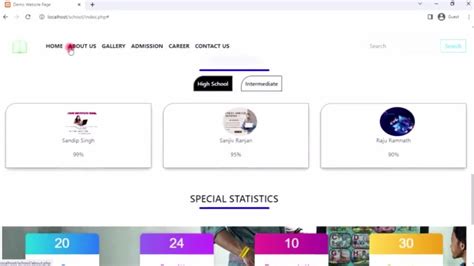 A Dynamic Front End Website Upwork