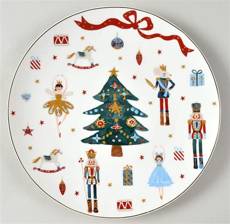 Christmas Cheer Dinner Plate By Graces Teaware Replacements Ltd