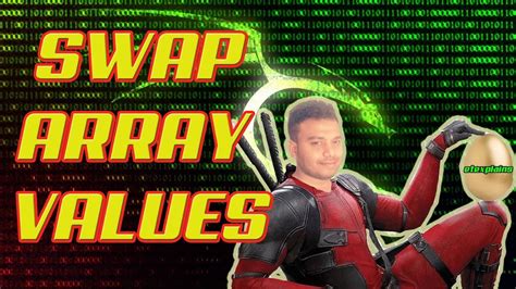 Swap Array Values In C Program Youtube
