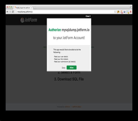 Jotform Mysql Export Integration Data Management Integrations