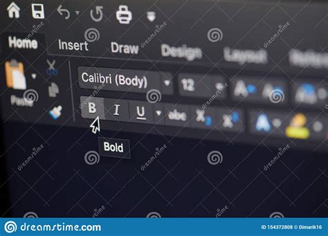 Change Font Type In Microsoft Office Word Software Editorial Stock Photo Image Of Products