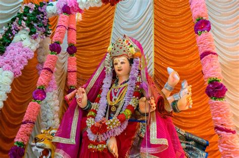 A Beautiful Idol Of Maa Durga Stock Photo Image Of Hinduism Ambe