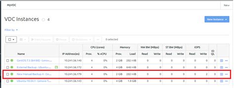 Create An Instance From A Local Backup Thinkagile Cp Lenovo Docs