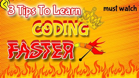 3 Un Told Tips To Learn Coding Faster😎😎😎 Must Watch Ur Programmer