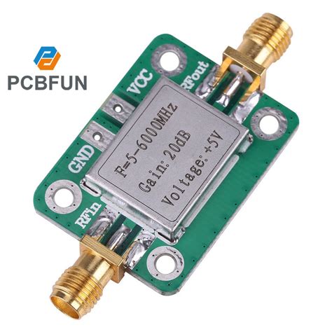 Pcbfun M Ghz Rf Broadband Signal Amplifier Power Gain Db Vfh Uhf Shf Shopee Philippines
