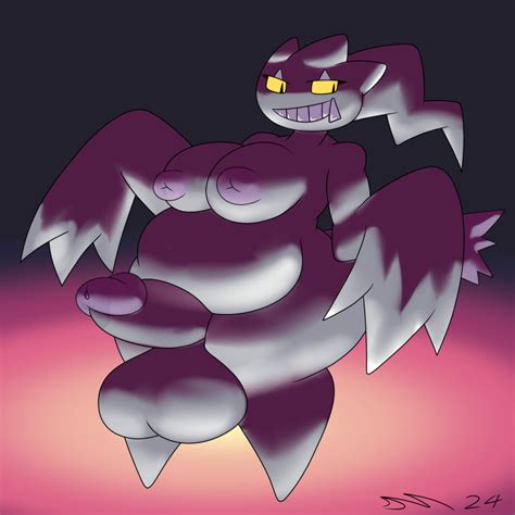 Rule 34 Absurd Res Anthro Banette Big Breasts Blue Body Breasts