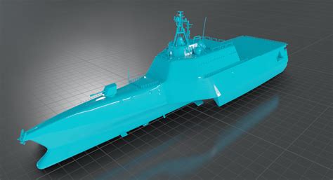 🚢 Littoral Combat Ship Lcs Class Ship Model・ Stl File For 3d Printing・cults