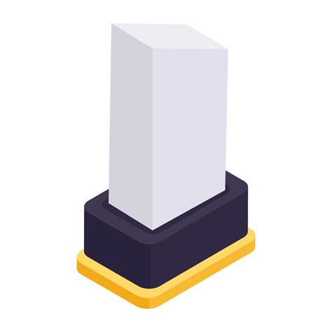 An Isometric Design Icon Of Glass Trophy Cup 41310531 Vector Art At Vecteezy