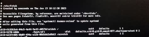 fedora startup mounting fails because no free loop devices unix