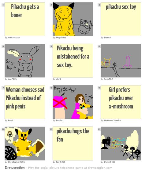 Pikachu Gets A Boner Drawception