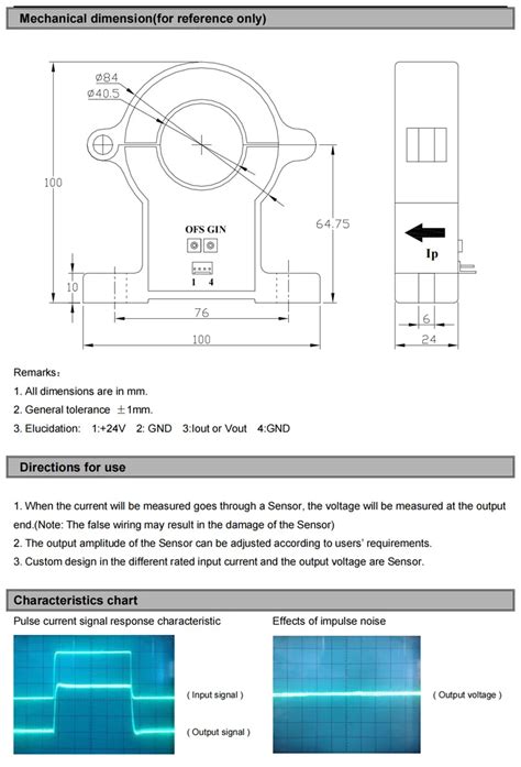 hall effect current transducer qndbk1 40 input ac dc 500a 600a 800a 1000a1500a 2000a dc4v 5v 4