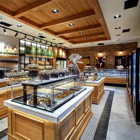 Modern Bakery Interior Design Bakery Display Counter Design Wood And