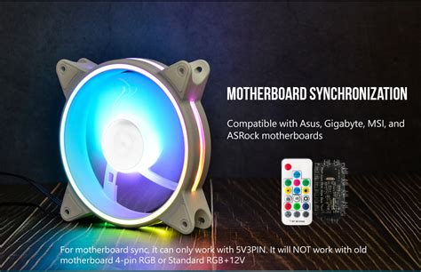 Montech Z ARGB Case Fan In With Remote Controller Mm RGB Addressable Dual Lighting