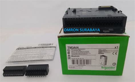 jual plc schneider tm3ai4 original kota surabaya omron surabaya