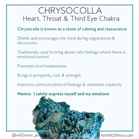 Crisocolla Healing Properties Chrysocolla Spiritual Meaning