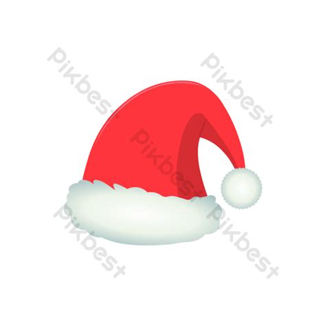 산타 모자 만화 클립 아트 벡터 일러스트 Png Eps 무료 다운로드 Pikbest