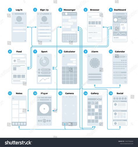 App Menu Structure Diagram 136개가 넘는 로열티 프리 라이선스 대상 스톡 벡터 및 벡터 아트 Shutterstock