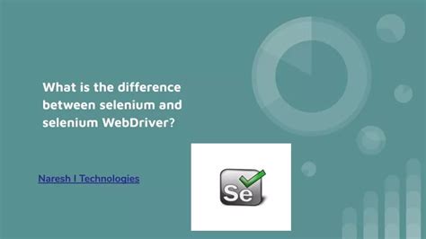 ppt what is the difference between selenium and selenium webdriver