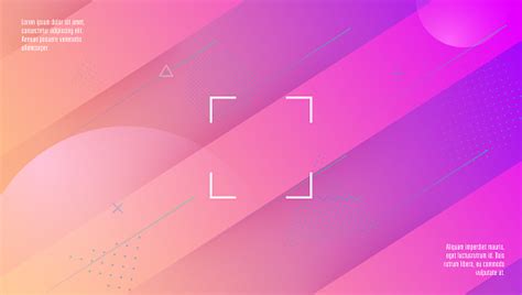 การออกแบบทางเรขาคณิต เค้าโครงของเหลว กระดาษที่มีชีวิตชีวา แบนเนอร์แบบไดนามิกหยัก การจัดอ