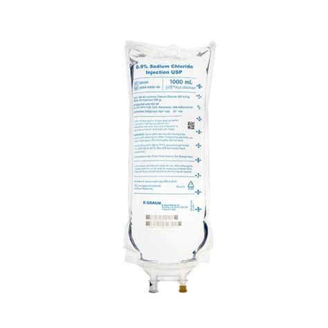 Excel Plus Iv Container 09 Sodium Chloride Injection Uspb Q8000