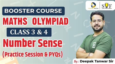 Maths Olympiad Class 3 And 4 Number Sense Sof Imo 2024 Previous Year Questions Youtube