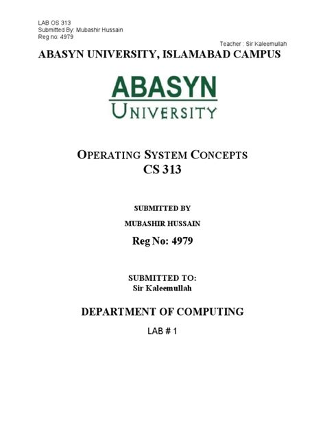 Os 313 Lab 1 Submitted Pdf