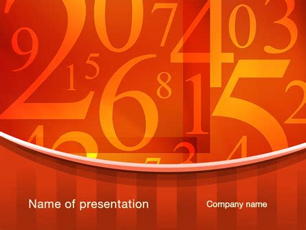 Math Numbers Presentation Template For PowerPoint And Keynote PPT Star