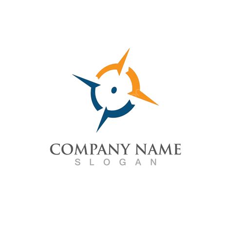 Compass Logo Template Vector Icon Illustration Concept Compass