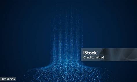 기술 배경 빅 데이터 시각화 개념입니다 정보 인공 신경망 0명에 대한 스톡 벡터 아트 및 기타 이미지 0명 가상현실 개념