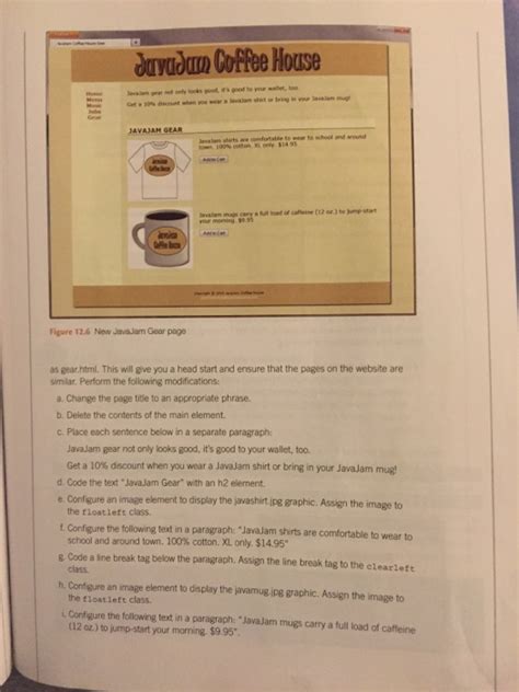 Solved Javajam Coffee House See Chapter 2 For An
