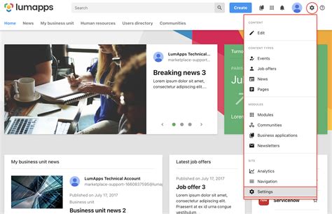 Set Up The Aodocs Lumapps Widget Aodocs Knowledge Base