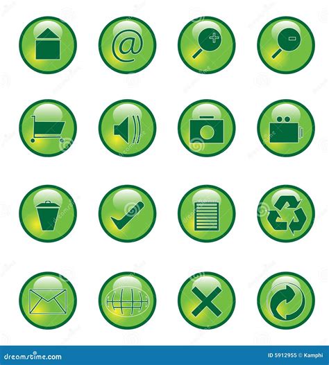 Buttons Shiny Stock Illustration Illustration Of Computer 5912955