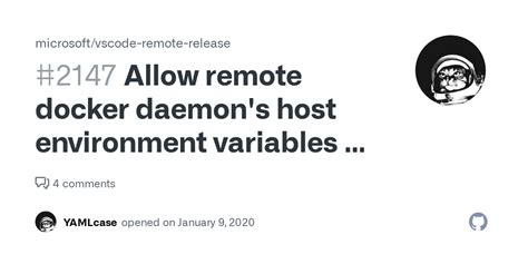 allow remote docker daemon s host environment variables in devcontainer