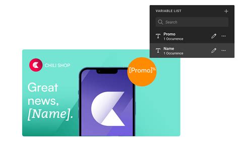 Variable Data Printing Software Chili Publish