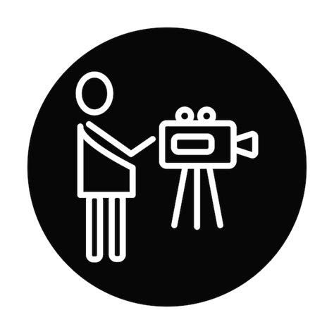 Premium Vector Camera Operator Vector Illustration